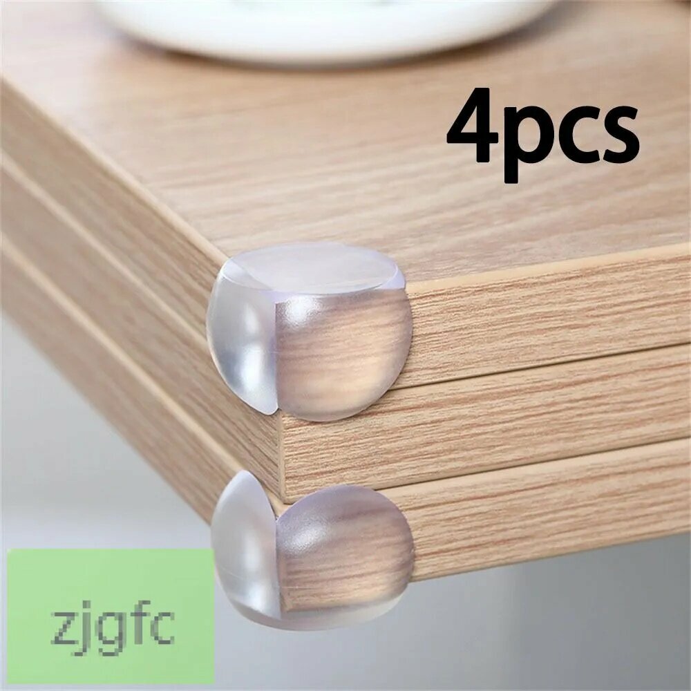 Прозрачные уголки-бамперы шарики: Надежная защита от ударов для детской безопасности (4 шт)