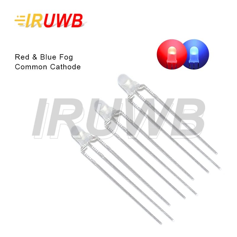 Двухцветные светодиоды F3 3мм 50шт 50pcs Type2