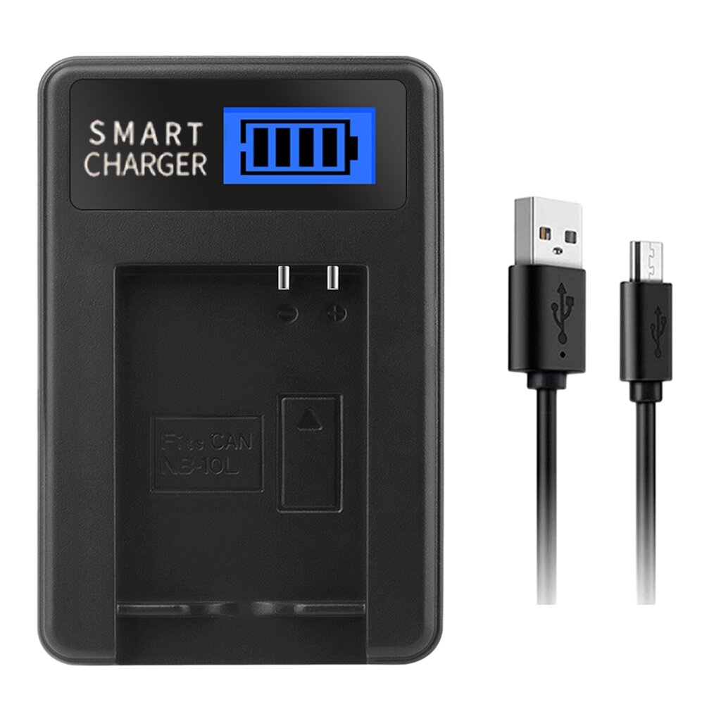 ЖК-USB Зарядное Устройство для Зарядной Базы Камер NB10L G1X G15 G16 SX40HS