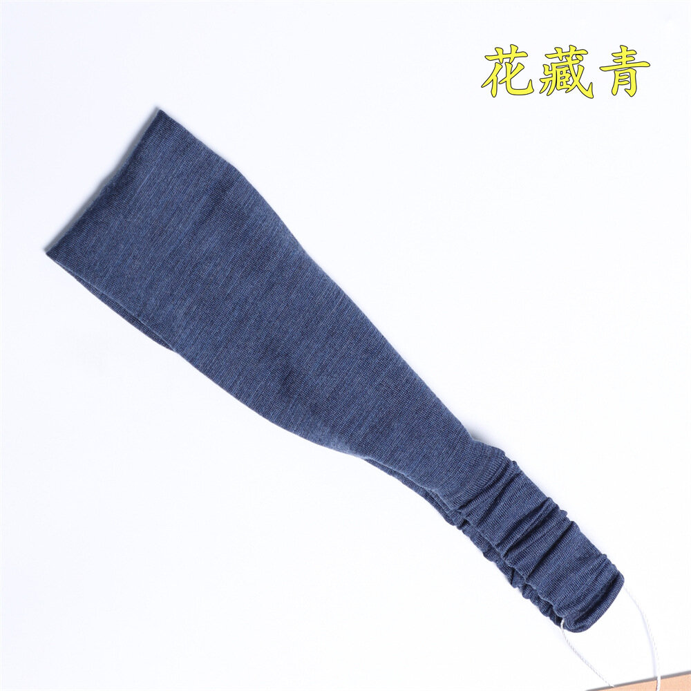 Повязка на голову из мериносовой шерсти для женщин, спортивная повязка, впитывающая пот, для бега на открытом воздухе, узкая повязка для йоги и походов, устойчивая к поту H12