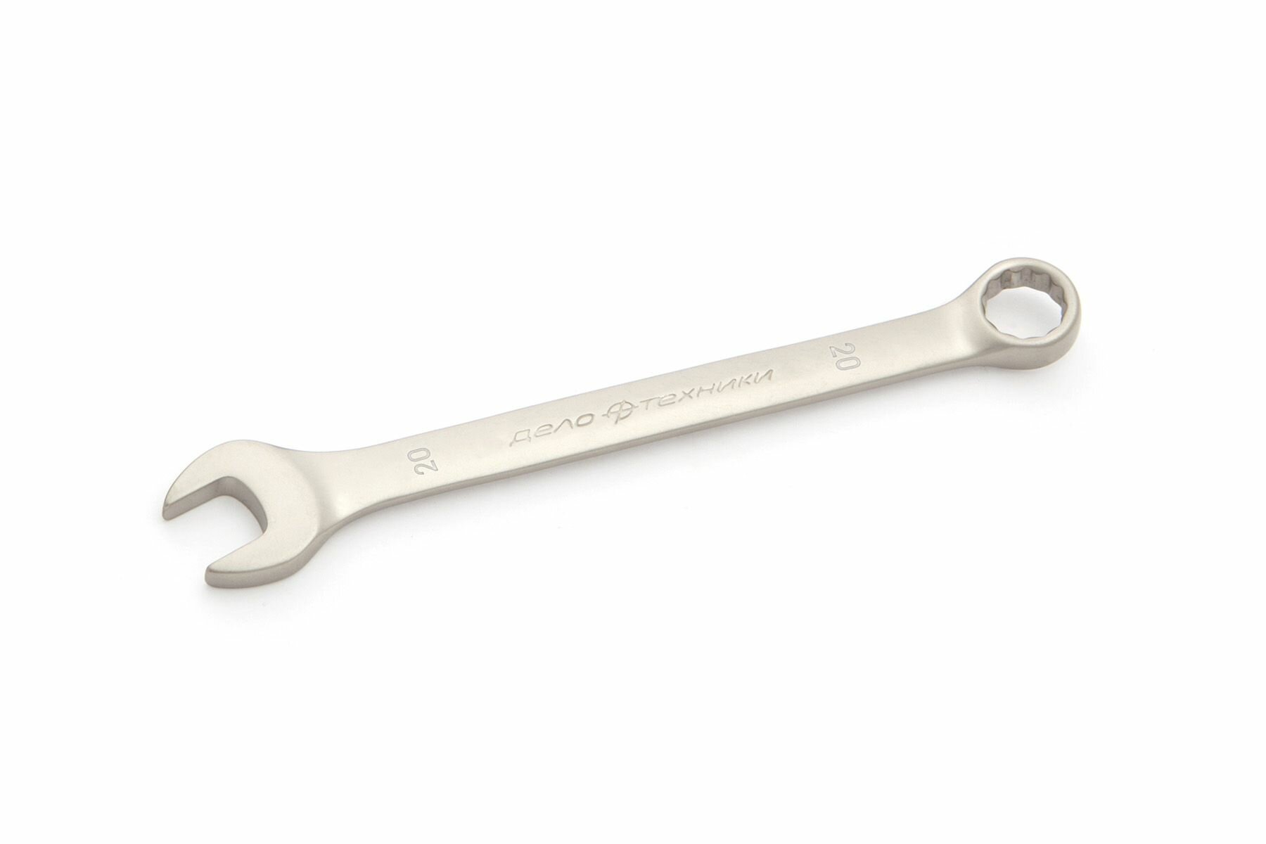 Ключ комбинированный 20 мм , 511020, хромованадиевый, Дело Техники.