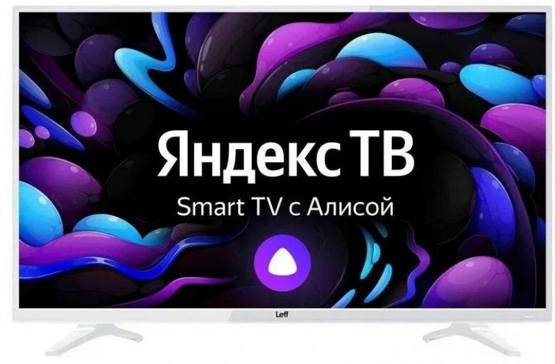 Телевизор LED Leff 32H541T, Smart TV, белый