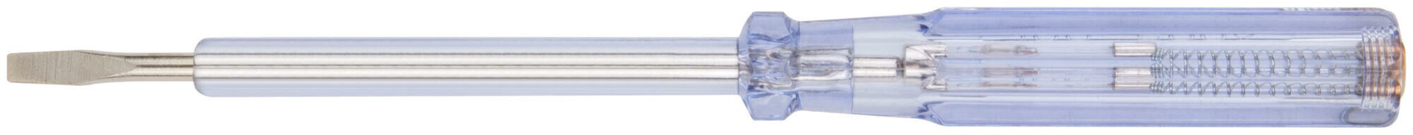 Отвертка индикаторная, белая ручка, 100-500 В, 190 мм