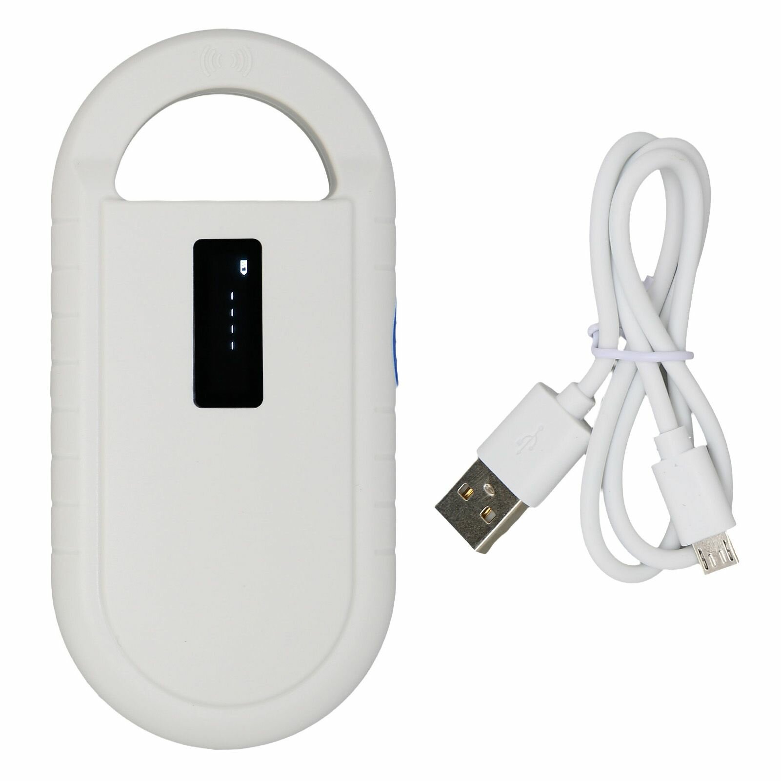 Ручной сканер RFID 125 кГц/134,2 кГц, перезаряжаемый, дисплей, Pet ID