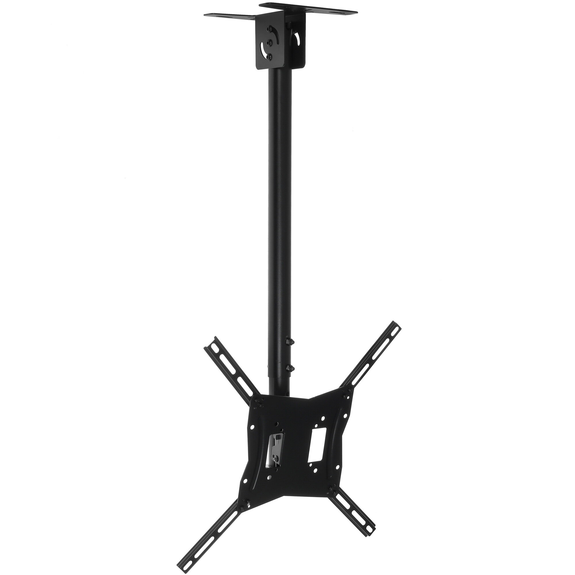 Кронштейн DEXP P440SM, для ТВ, черный, настенный, регулировка, VESA 200х200-400х400, до 50"