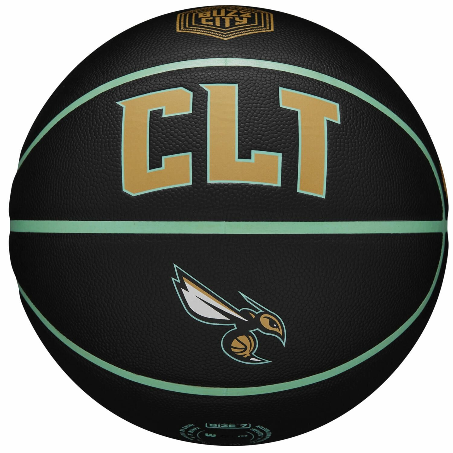 Wilson NBA Team City Collector баскетбольный мяч размер 7, Decathlon, Цвет: Черный / Зеленый, Размер: 7