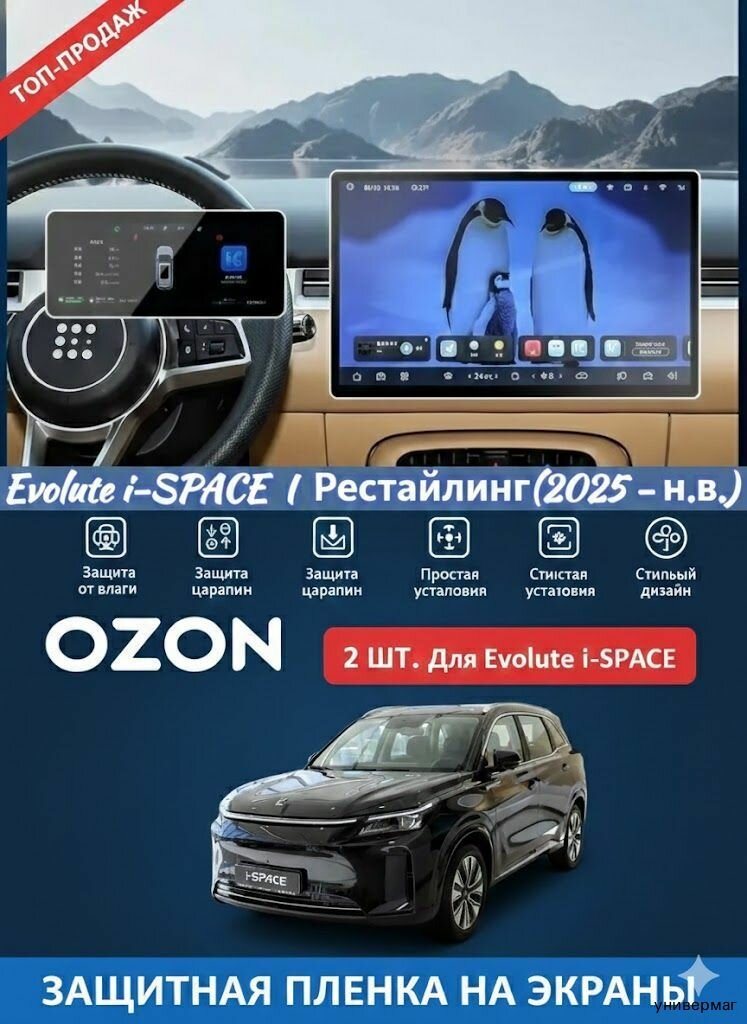 Evolute i-SPACE Пленка автомобильная