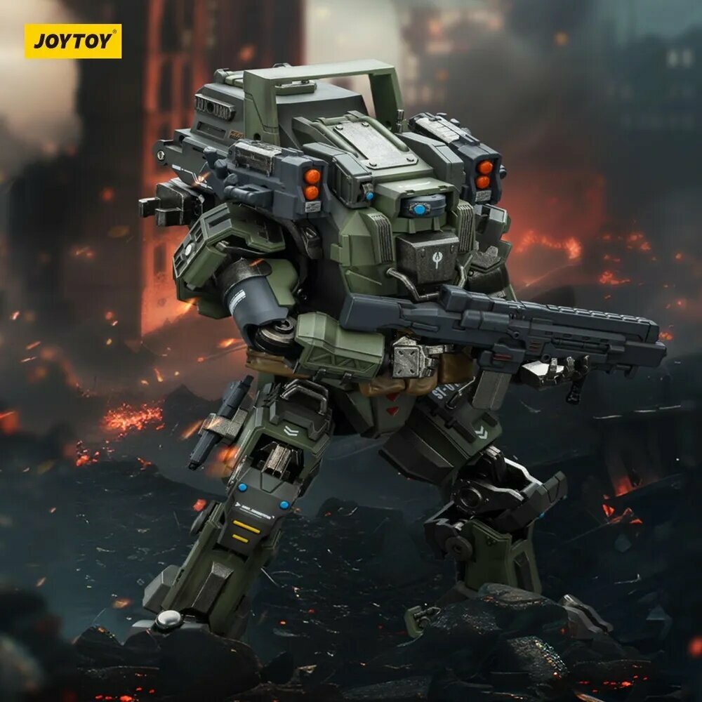 Подвижная фигурка JOYTOY Dark Source APOC Series Bedrock Standard Combat Type Mecha 1:18 Подарочная модель