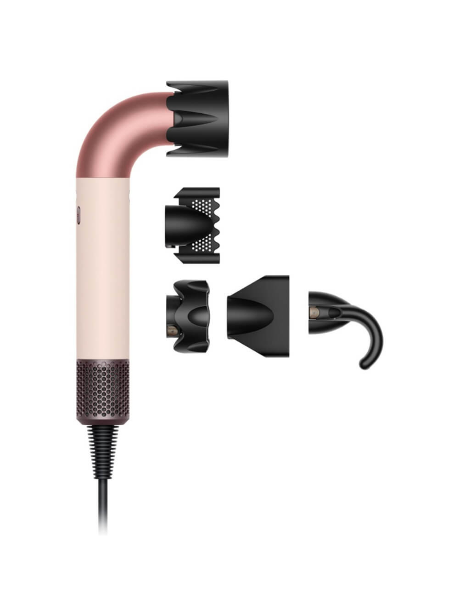 Фен Dyson HD17 Supersonic R Pro Ceramic Rose Gold, 1700 Вт, 5 насадок, ионизация, защита от перегрева