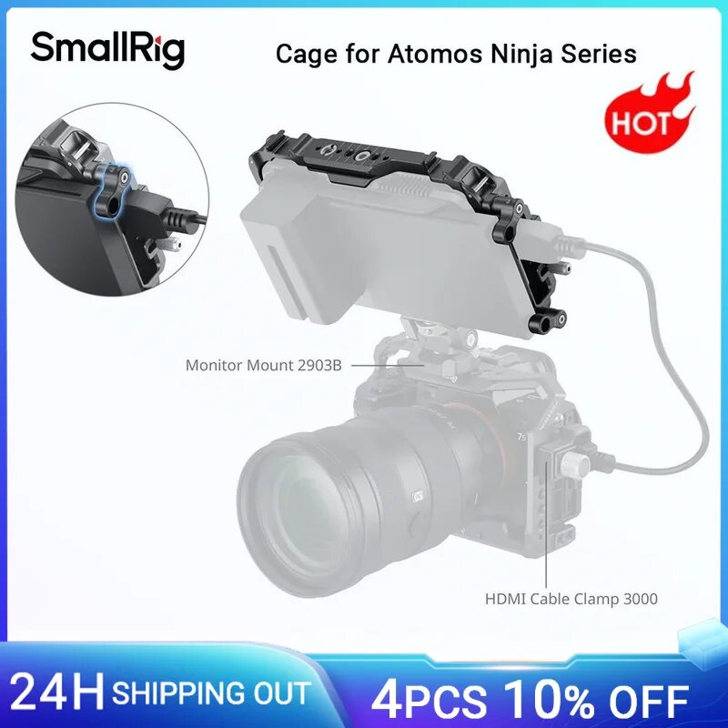 Клетка SmallRig для Atomos Ninja V и V plus