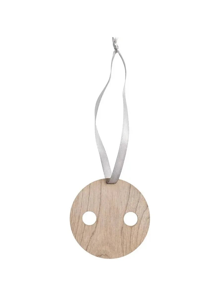 Элегантная деревянная подвеска Санта