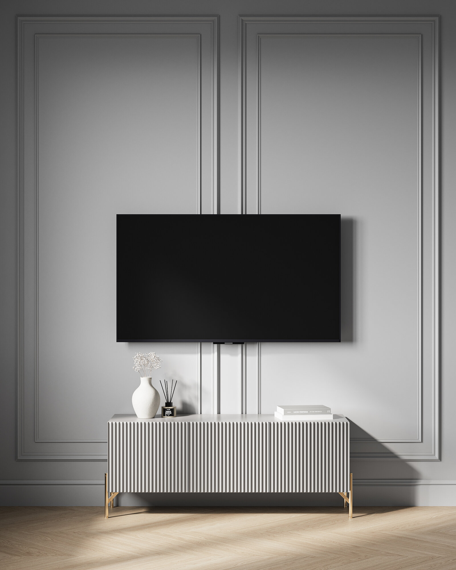 Тумба IRINA MEBEL "Моника" без ножек, подвесная, с ящиками, крепление к стене, цвет на выбор