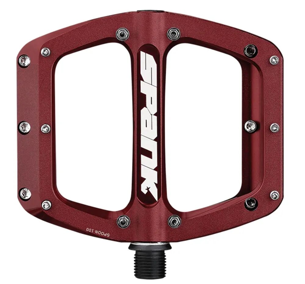 Педали SPANK SPOON 110 Красные платформенные велосипедные педали из алюминия для горного велосипеда