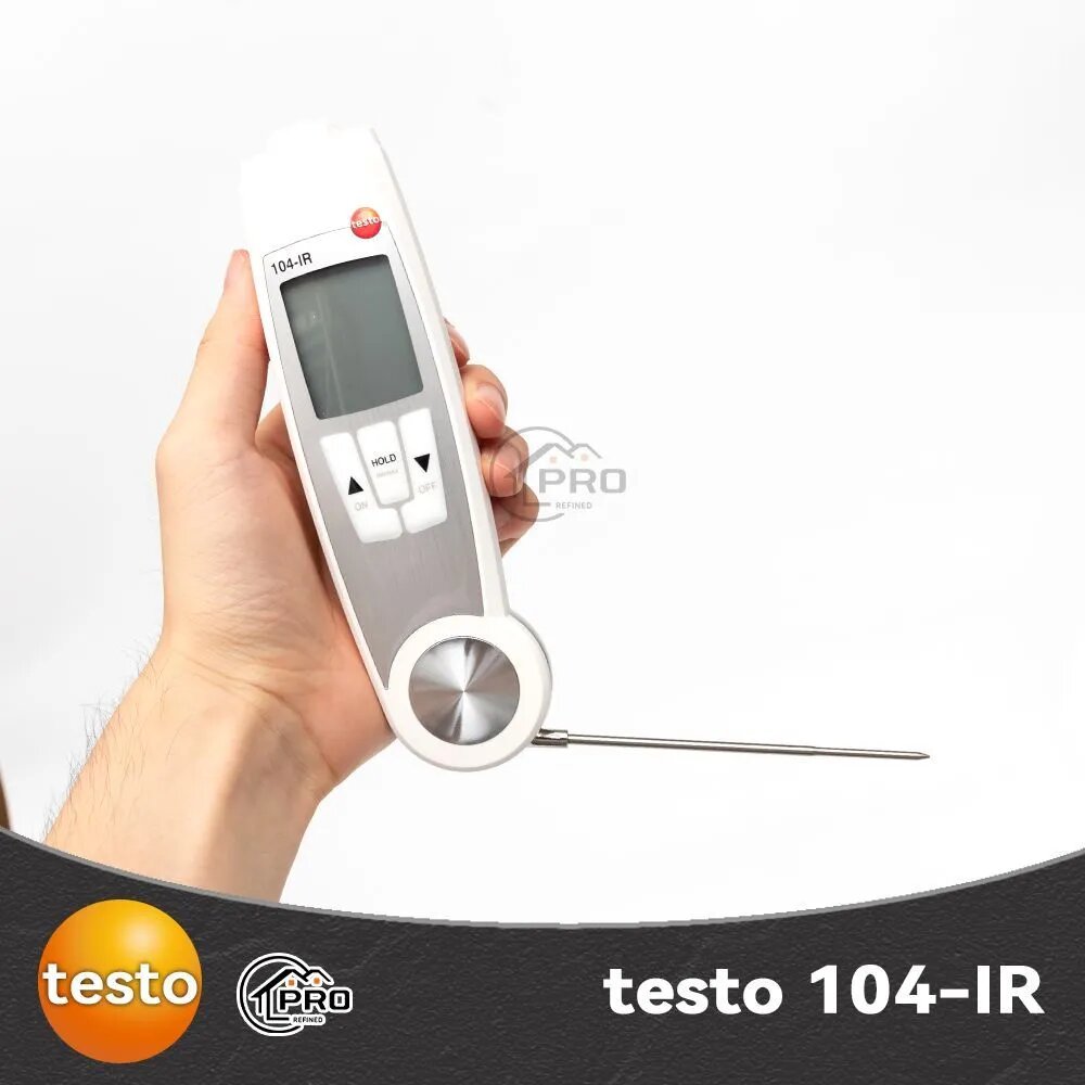 Testo 104-IR пищевой термометр с инфракрасным датчиком для безопасности пищевых продуктов — фото 1