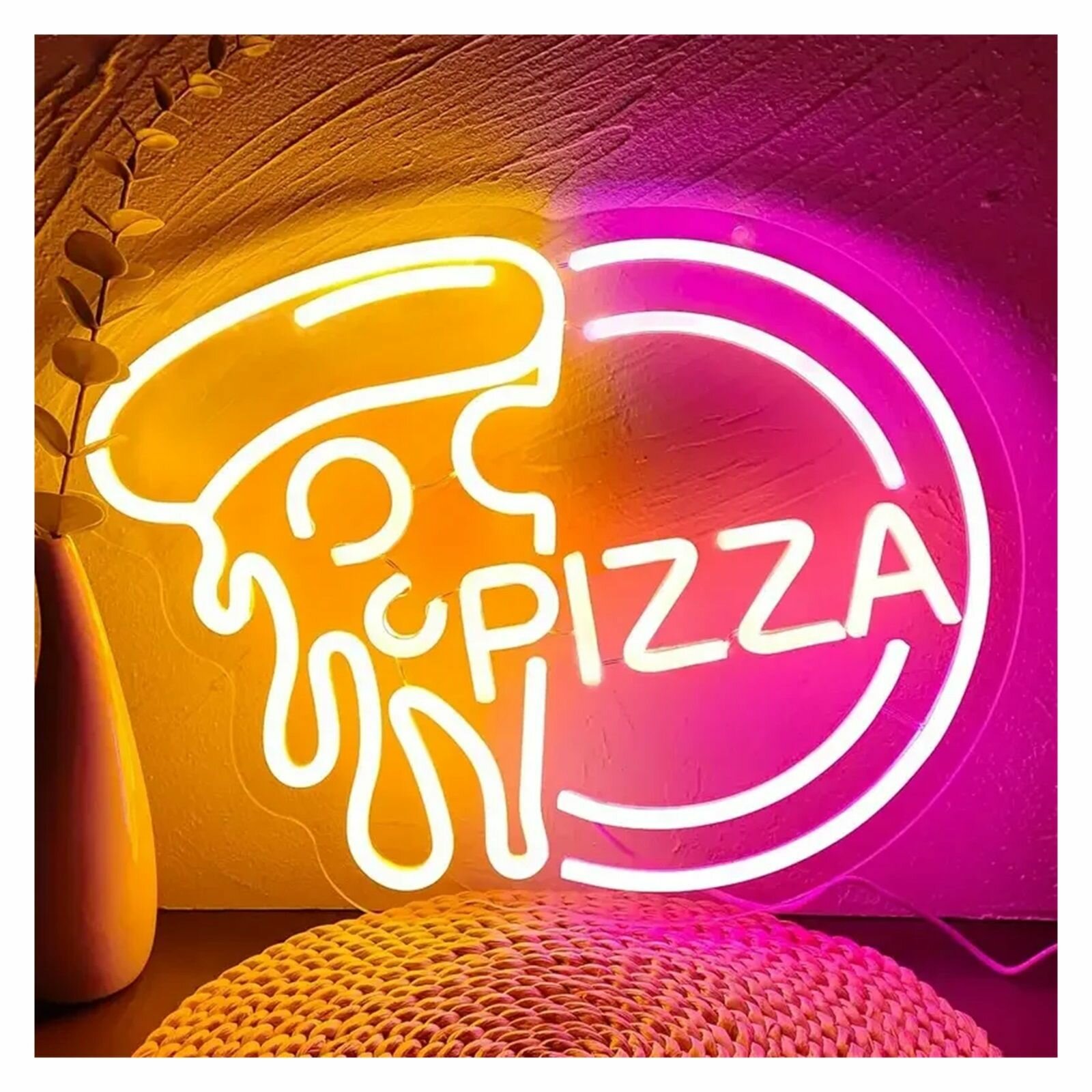 Pizza Декор Неоновой Вывески 38смх30,4см