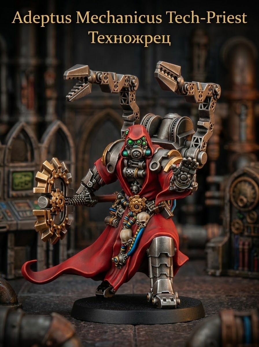 Adeptus Mechanicus Tech-Priest Техножрец миниатюра