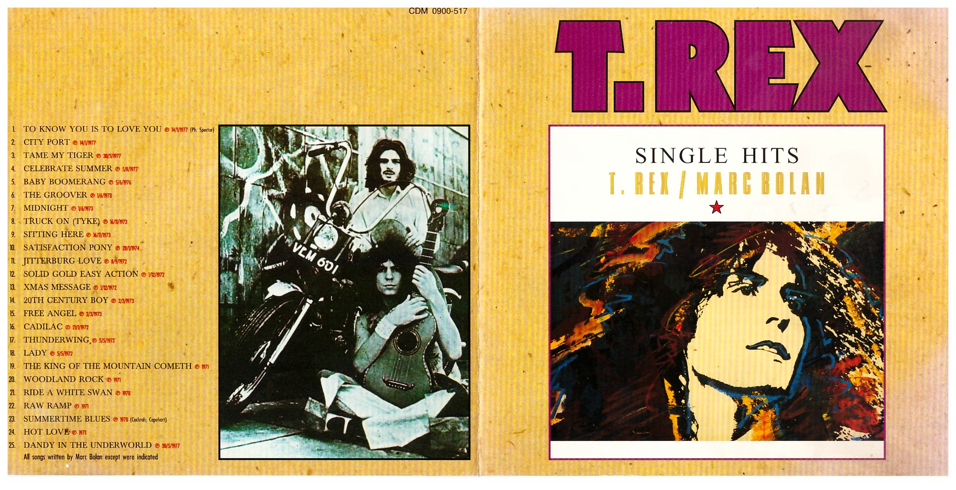 T.REX Single Hits 1970-1977 (CD) Коллекция синглов