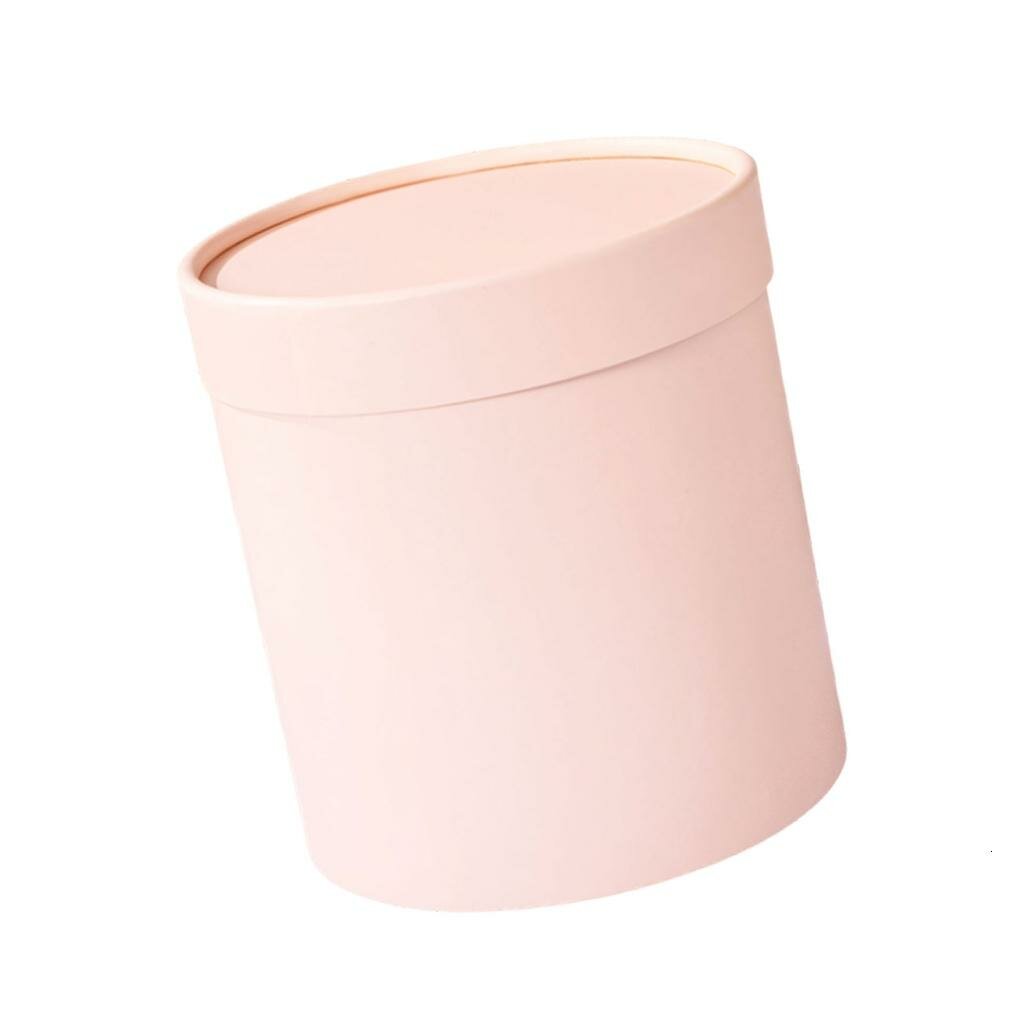 Круглая цветочная корзина, Розовый