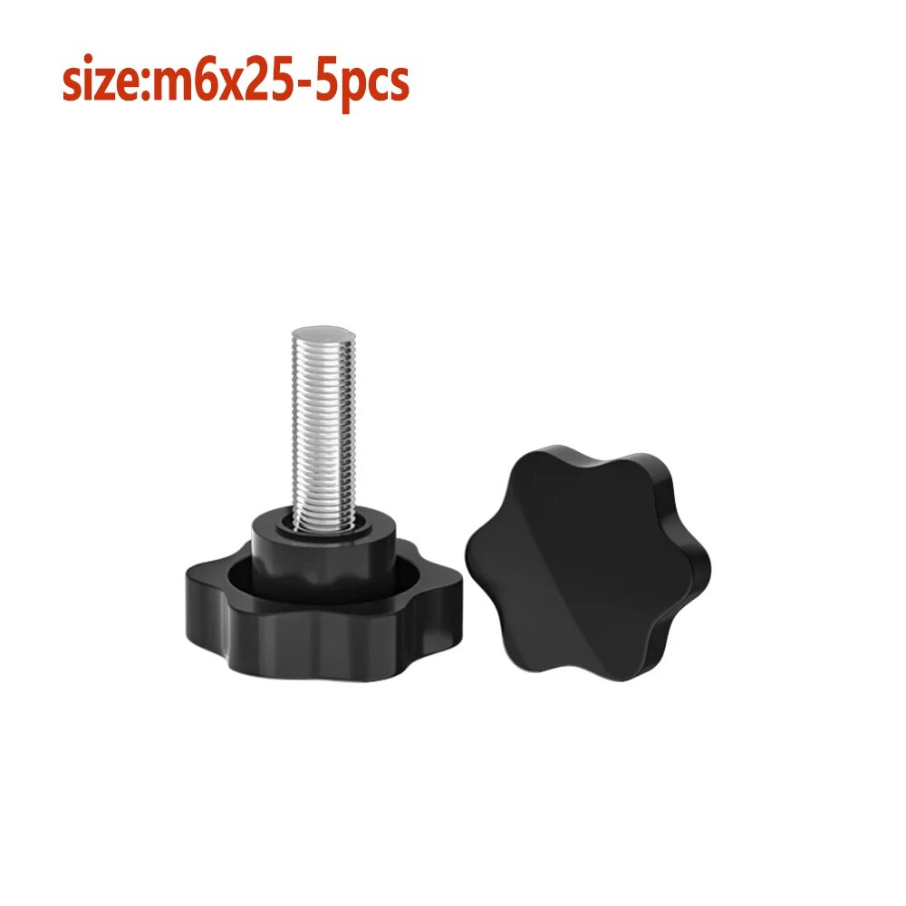 Набор Из 5 Шестигранных Винтов M6/M8 С Ручкой, Пластиковые, Для Ремонта Мотоциклов, Из Углеродистой Стали