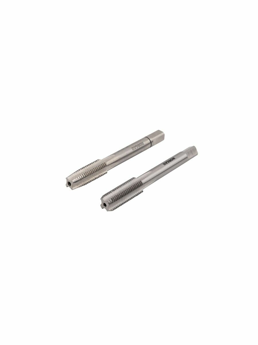 Набор метчиков NORGAU Industrial M 8х1 из HSS (W6% Mo5%), по стали, чугуну и цветным металлам, 6Н, 2 предмета.