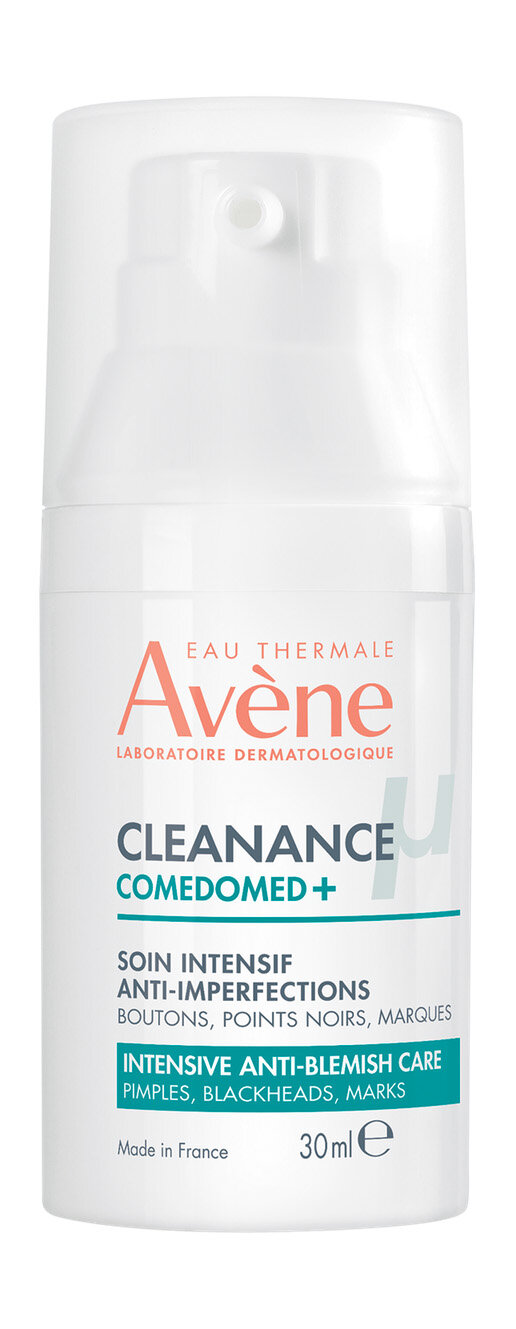AVENE Cleanance Comedomed+ Концентрат для проблемной кожи лица, склонной к акне интенсивный, 30 мл