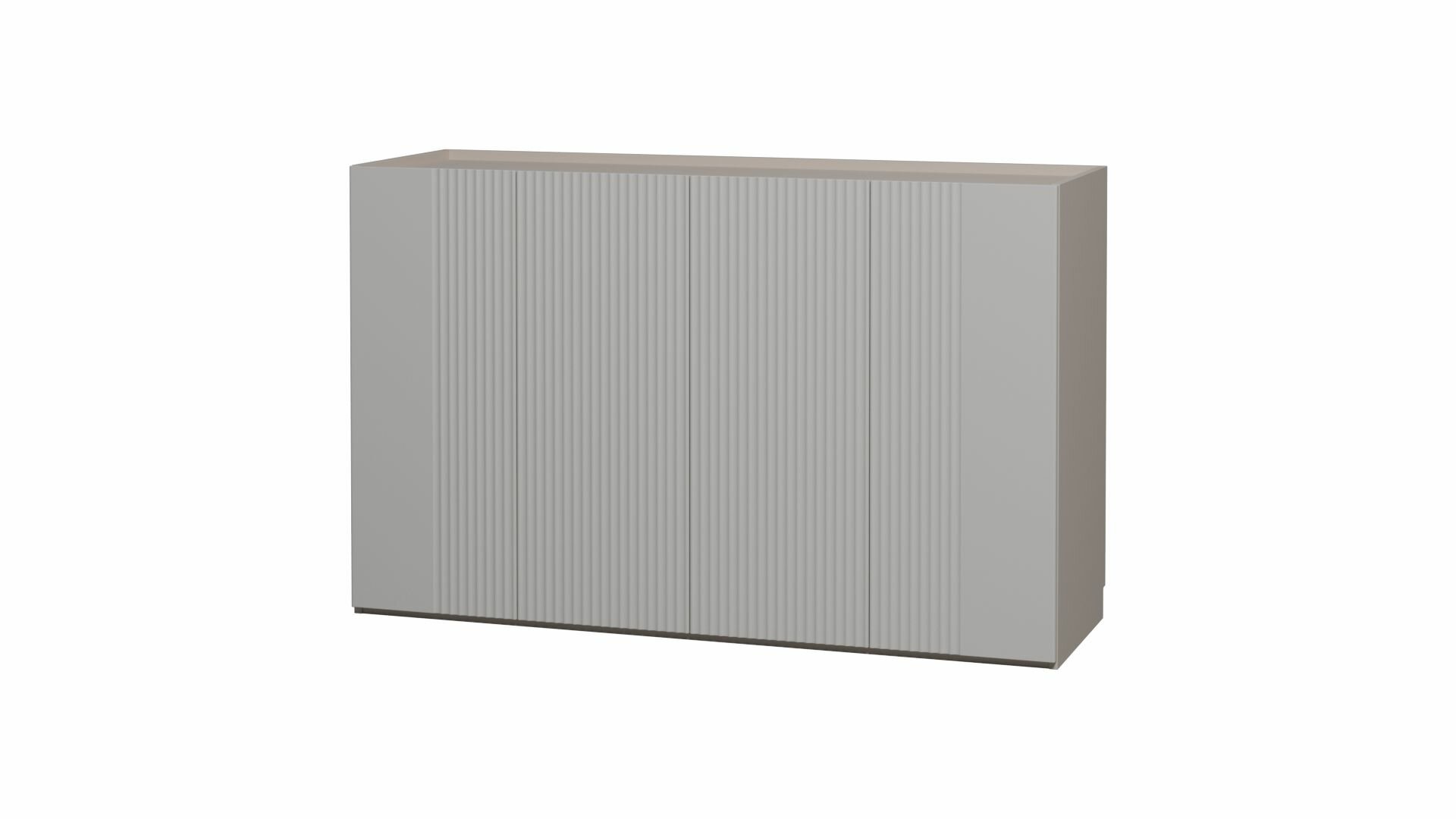 Комод 1400мм для одежды и вещей с полками ЛДСП Тефия/МДФ Сантьяго