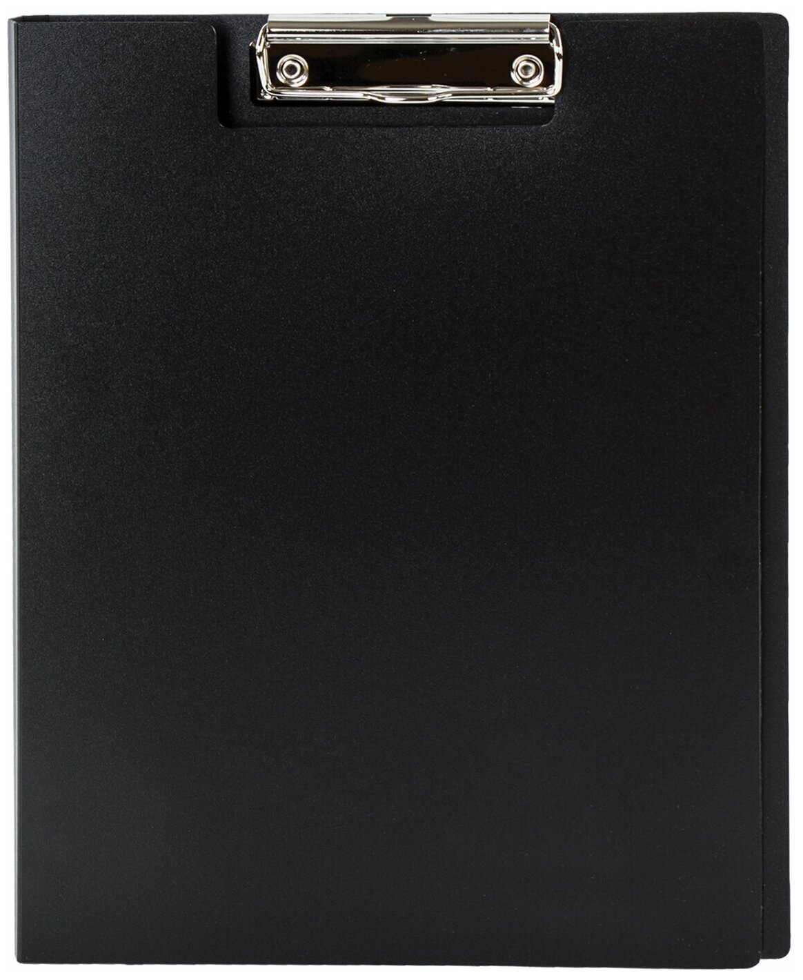 Папка-планшет STAFF, А4 (310х230 мм), с прижимом и крышкой, пластик, черная, 0,5 мм, 229221 229221
