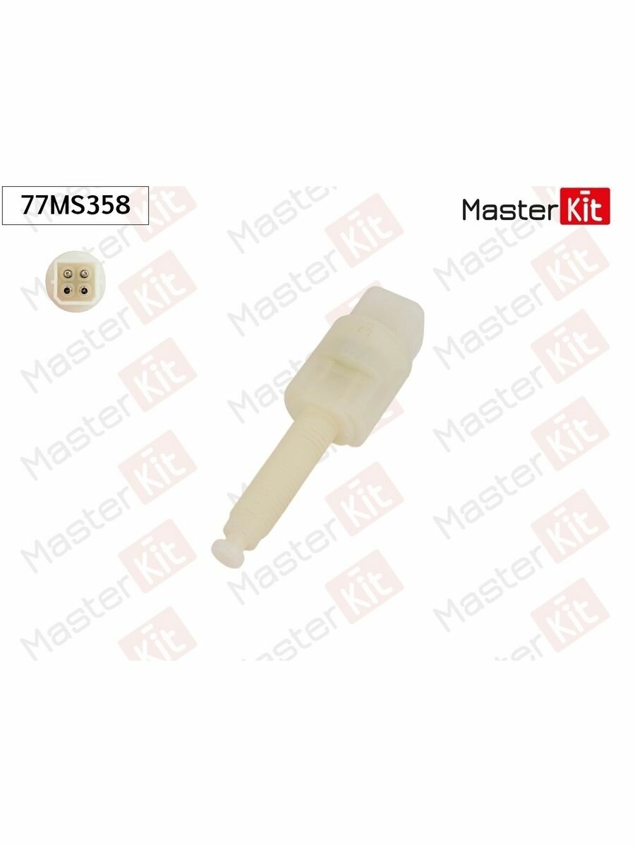 Датчик включения стоп-сигнала MasterKIT 77MS358 для AUDI A4, A6, Skoda Superb, Volkswagen Passat / Ауди, Шкода, Фольксваген