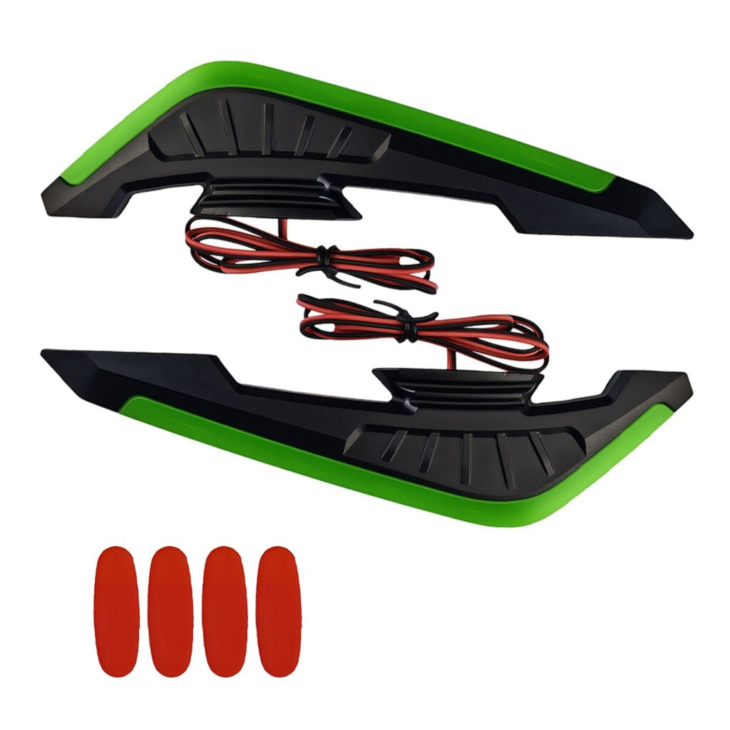 Боковые обтекатели из АБС-пластика со светодиодной подсветкой для ночной езды на скутере и мотоцикле