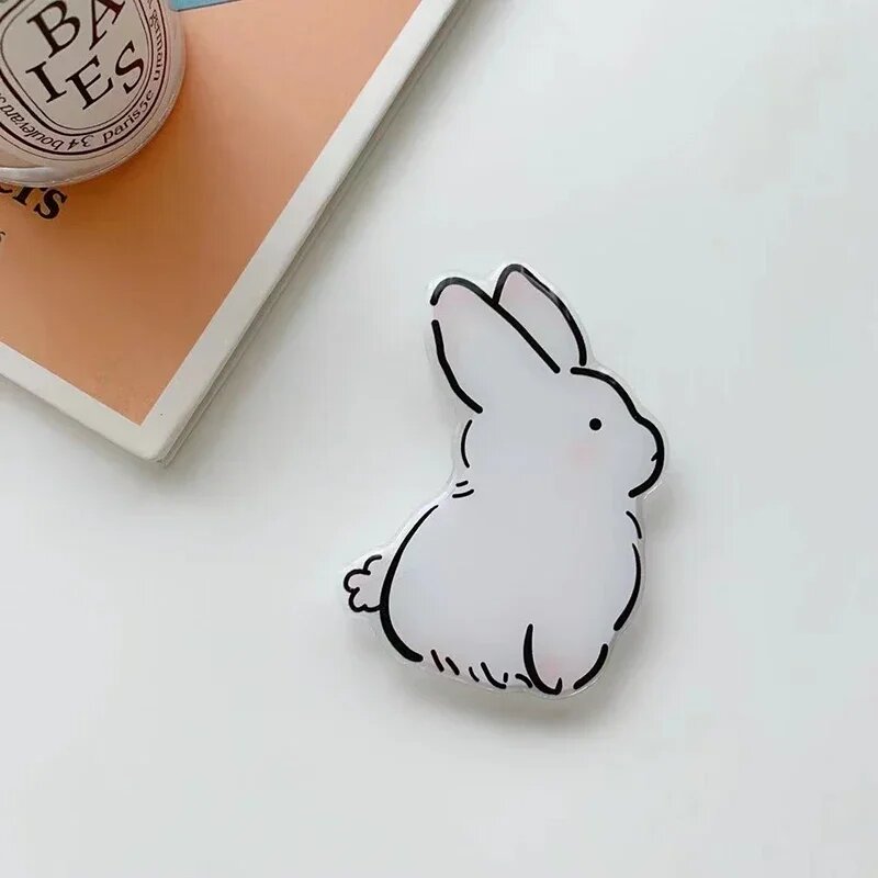 Кольцо-держатель для телефона с кроликом, Kawaii, милый мультяшный Griptok, ручка для смартфона, корейская универсальная нере.