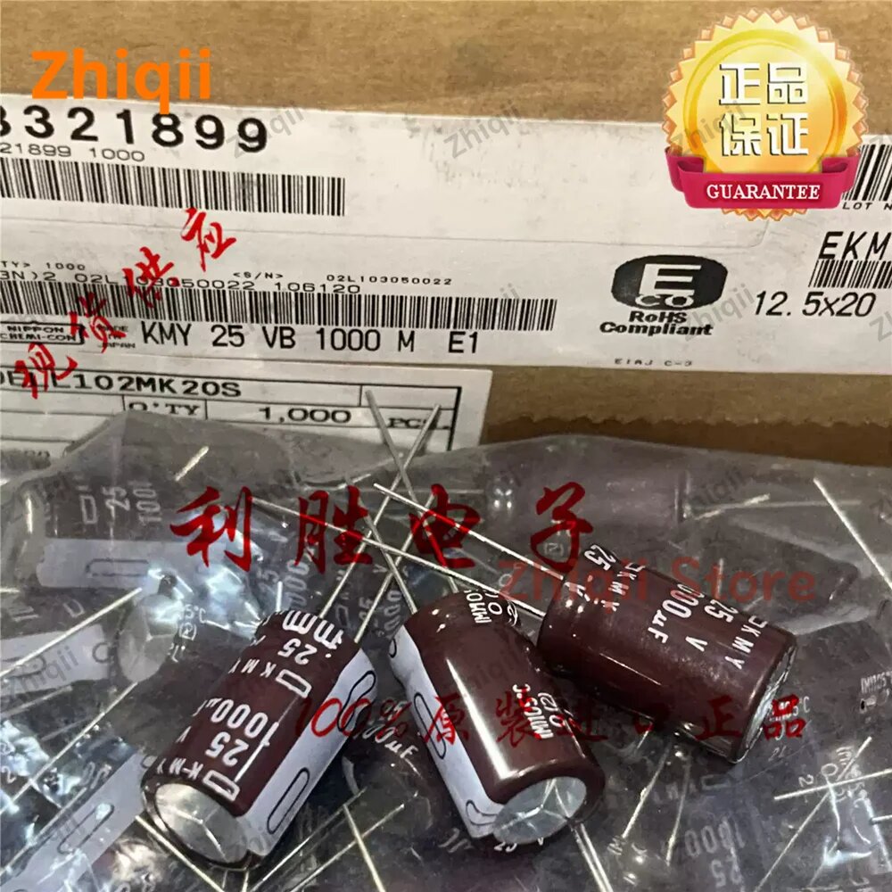 Оригинальные электролитические конденсаторы NIPPON CHEMI-CON 1000 мкФ 25 В KMY 30pcs