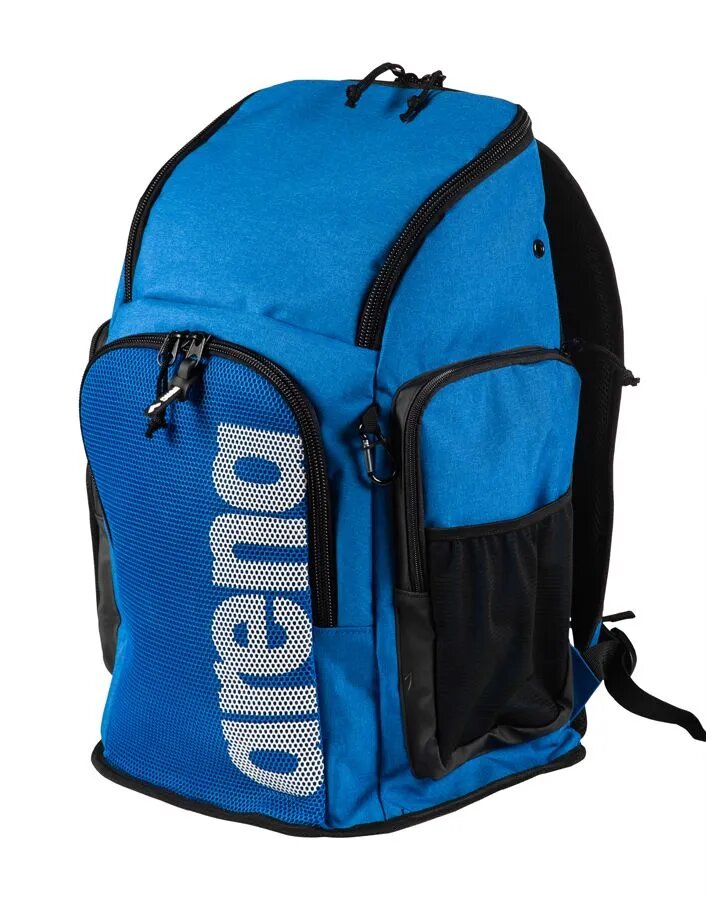 Рюкзак Arena Team Backpack 40 Allover 40 л, спортивный, городской, туристический, для плавания, триатлона, черный, нейлон, полиэстер — фото 1