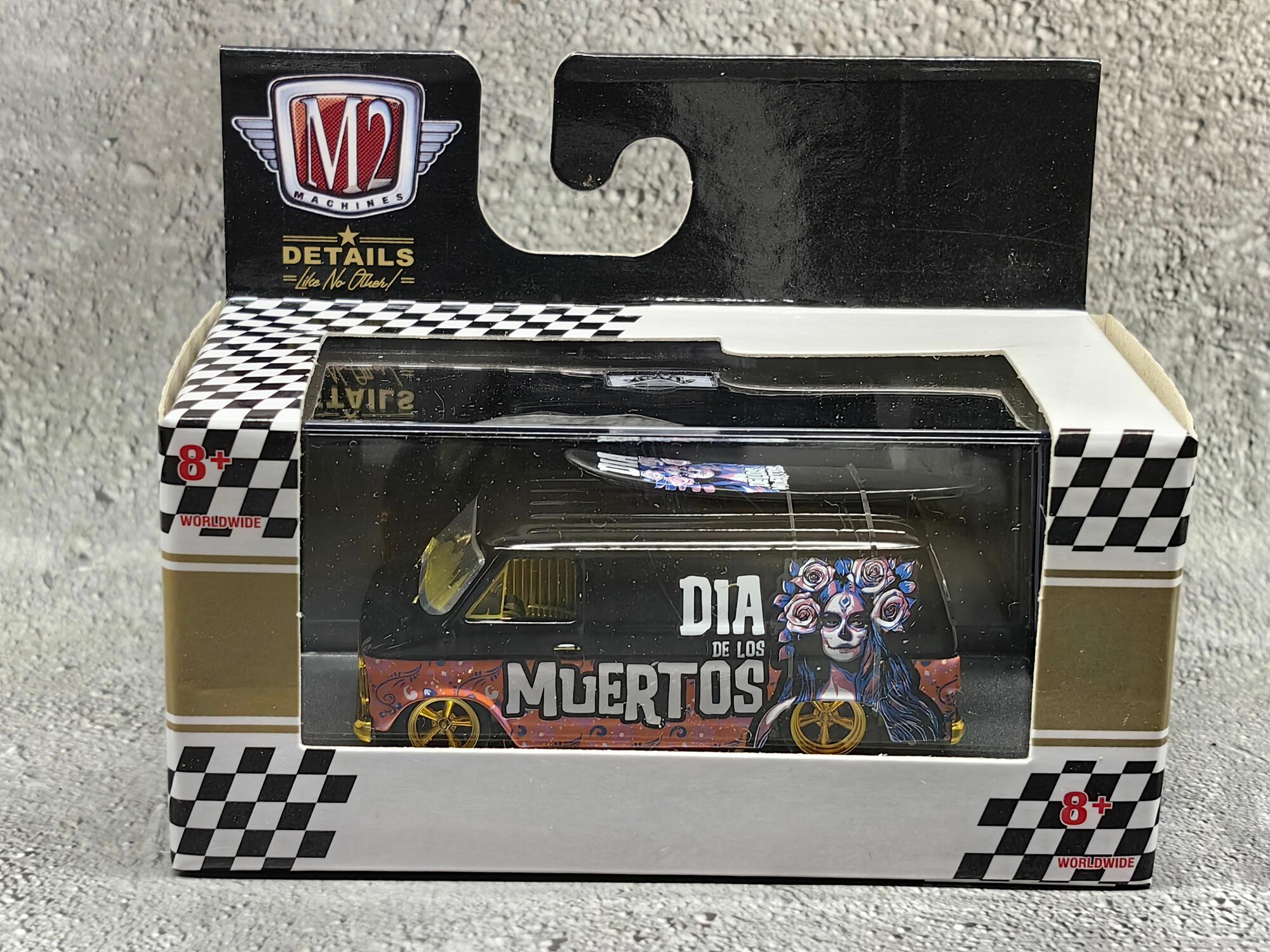 Коллекционная модель автомобиля из сплава в масштабе 1:64 M2 Machine Volkswagen Chevrolet Ford Van, специальное издание