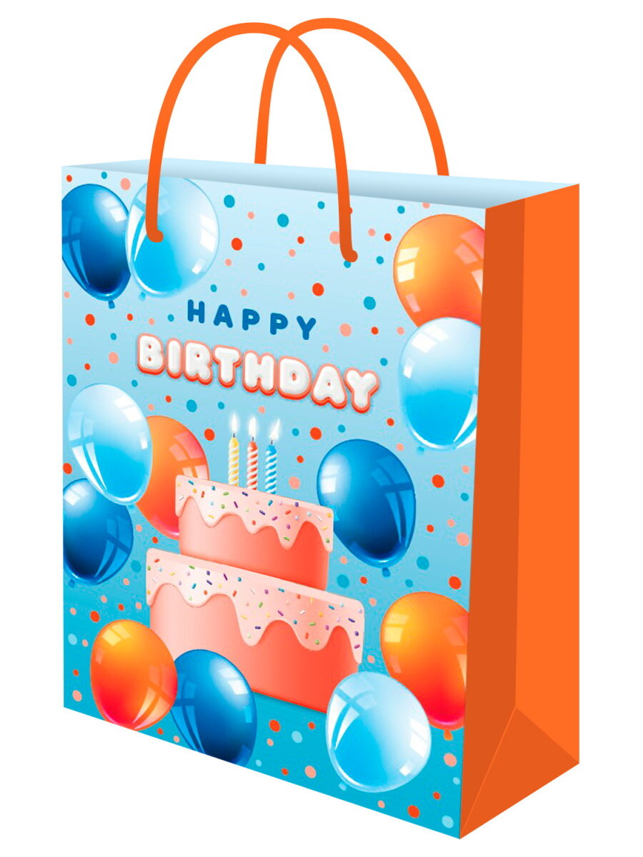 Подарочный набор пакетов MILAND "Вкусный праздник", глянцевый, 18 x 23 x 8 см, бумага, 12 штук