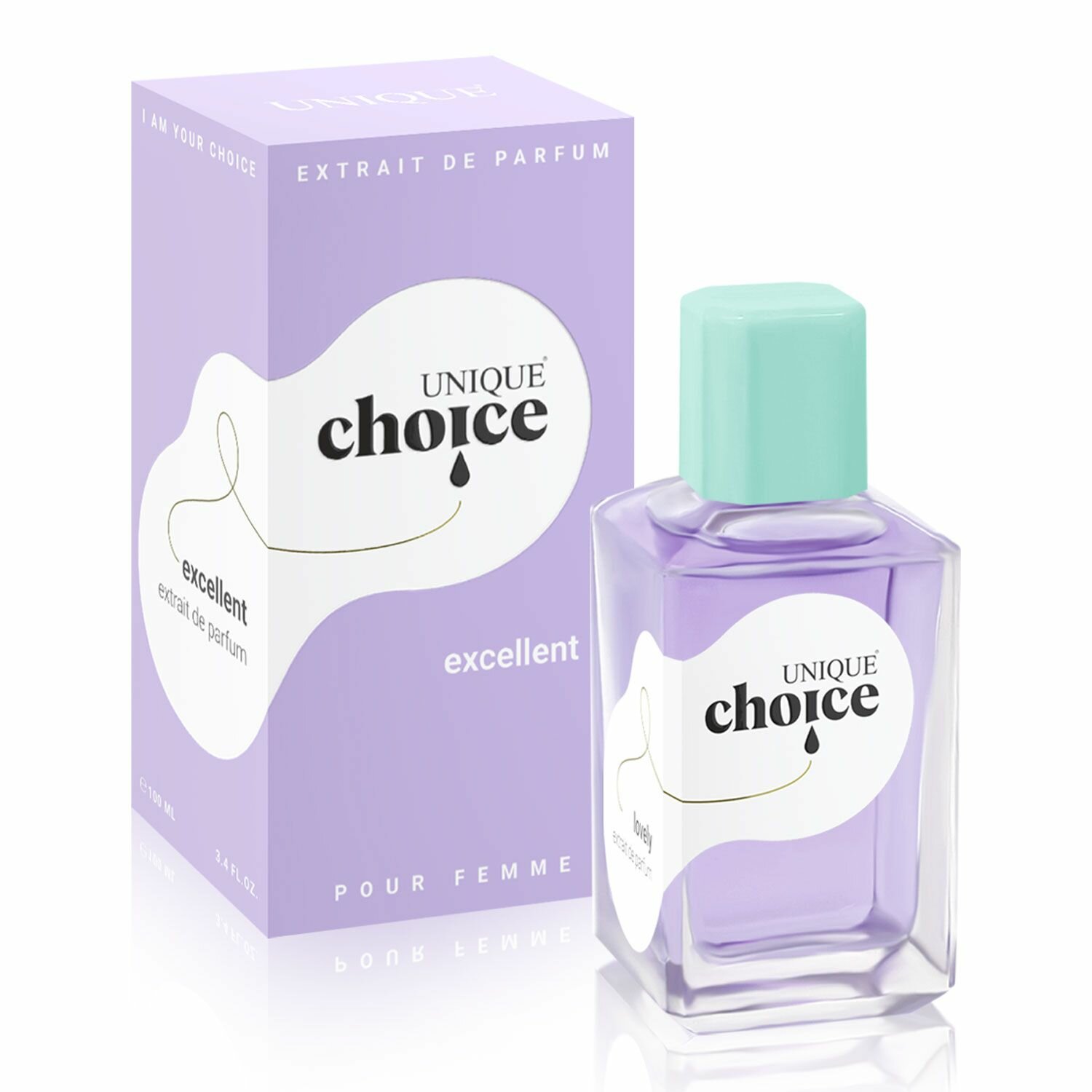 Парфюмерная вода Поли Парфюм Unique Choice EXELLENT 100ml (аромат Vers Cristal Bright) для женщин