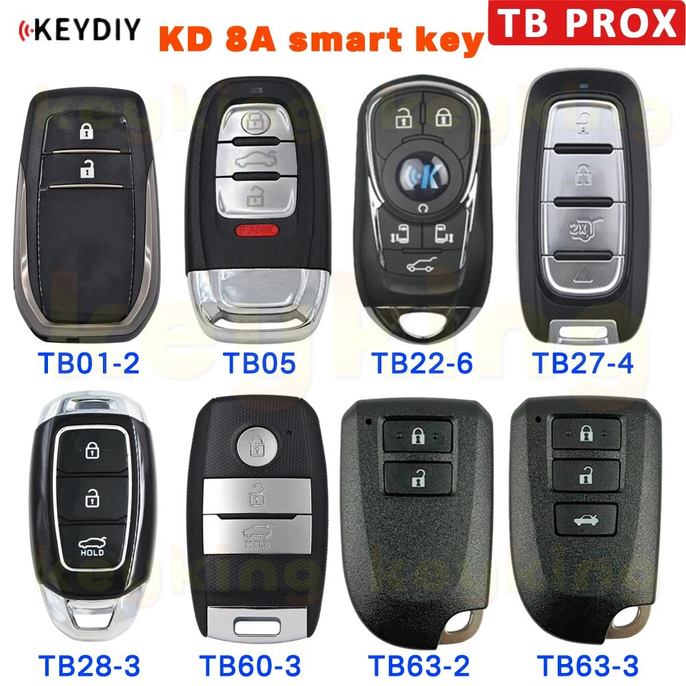 Умный ключ KEYDIY KD 8A TB Prox TB28-3 для Lexus, Toyota, Hyundai, KIA