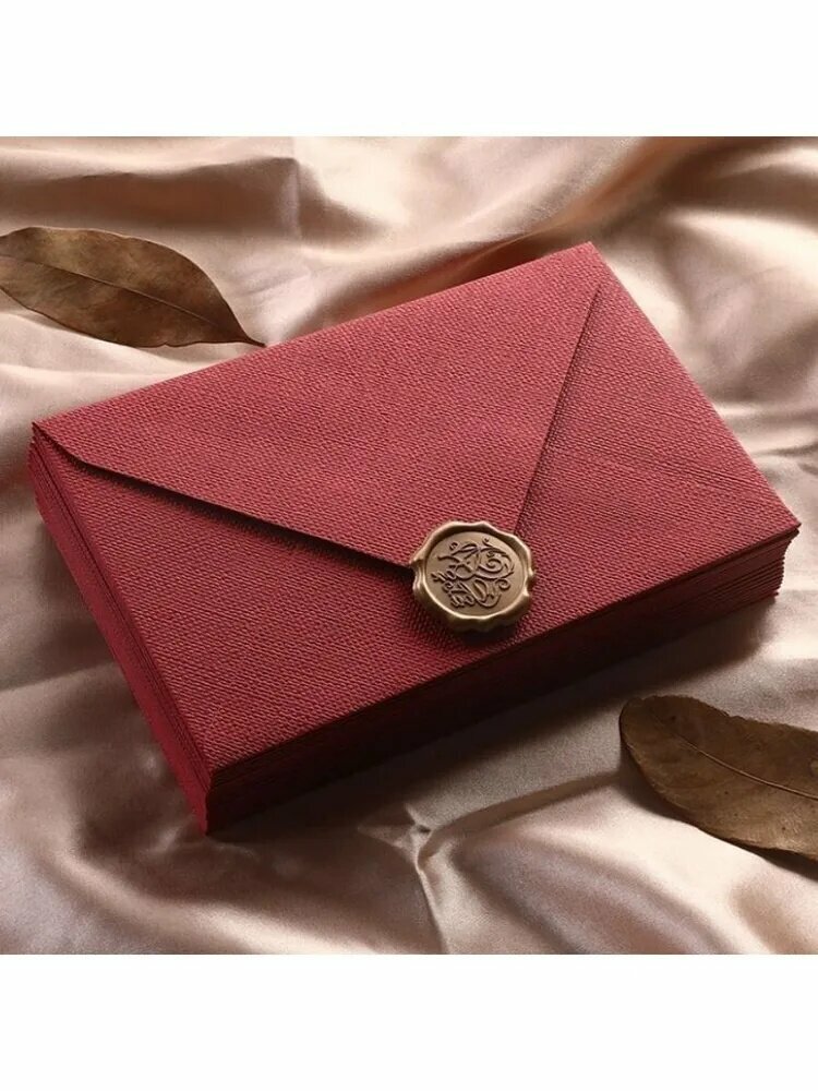 Конверты из крафтовой бумаги для пригласительных