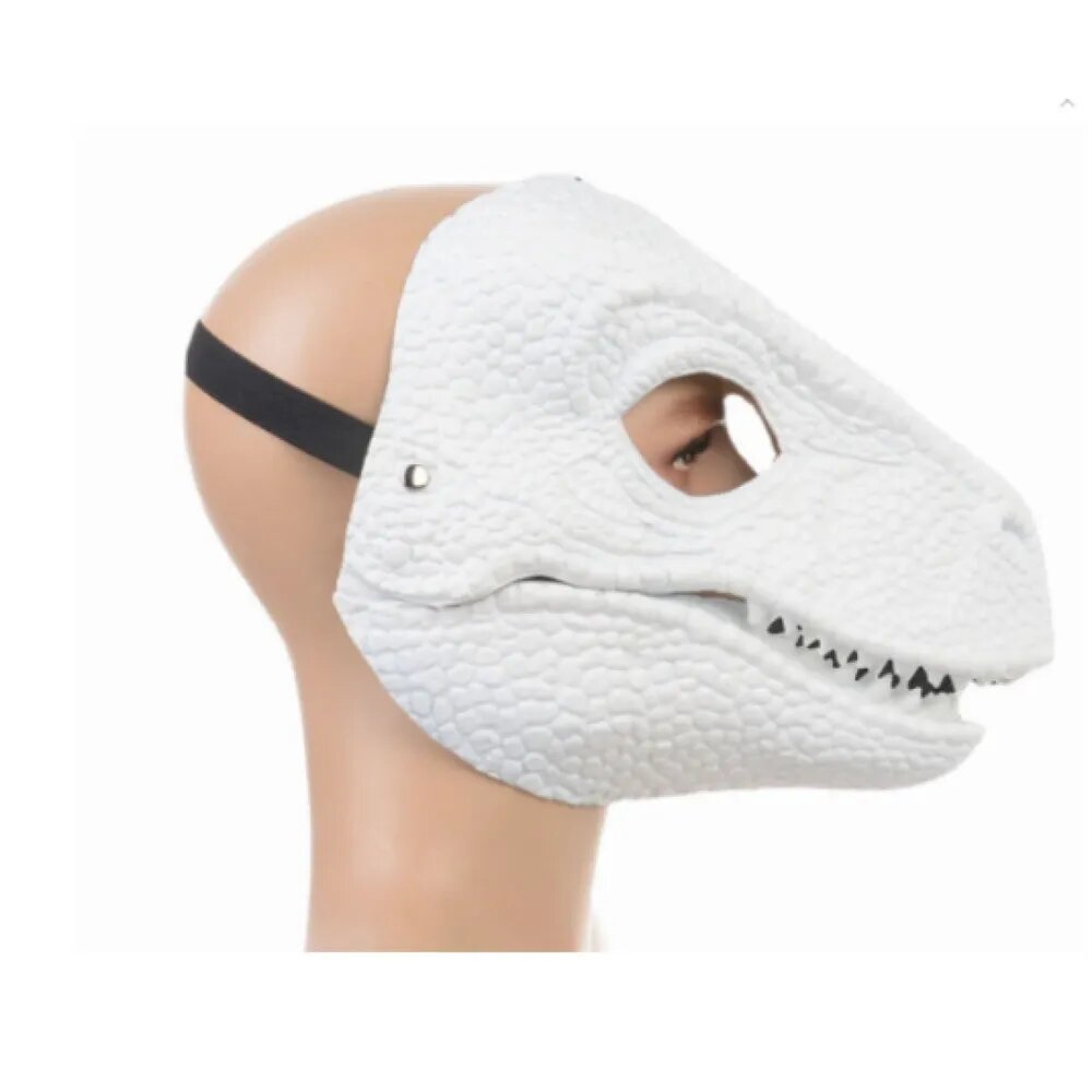 Маска раптора динозавра с подвижной челюстью, основа для фурсьют Маска Хищника Велоцираптора