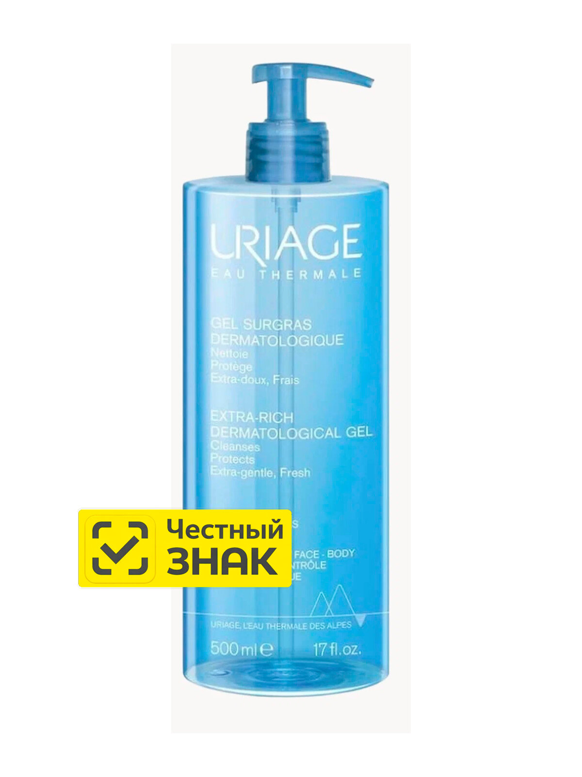 Урьяж Обогащенный Дерматологический гель для лица и тела 500 мл