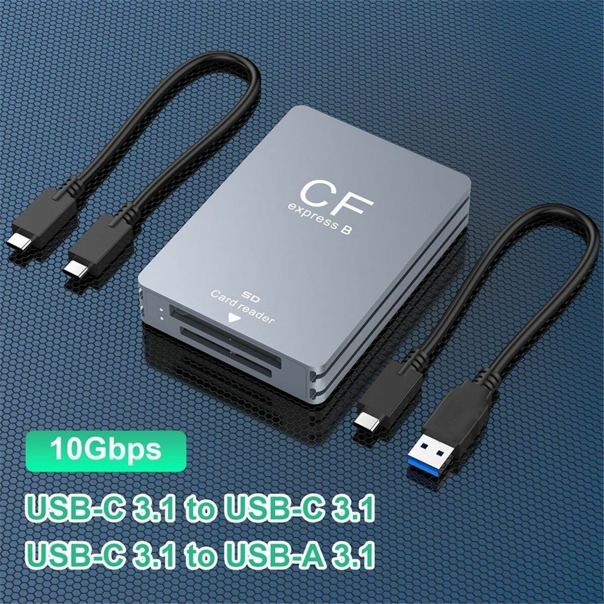 В 1 CFexpress Type B SD Card Reader CFexpress Reader USB3.2 10 Гбит/с