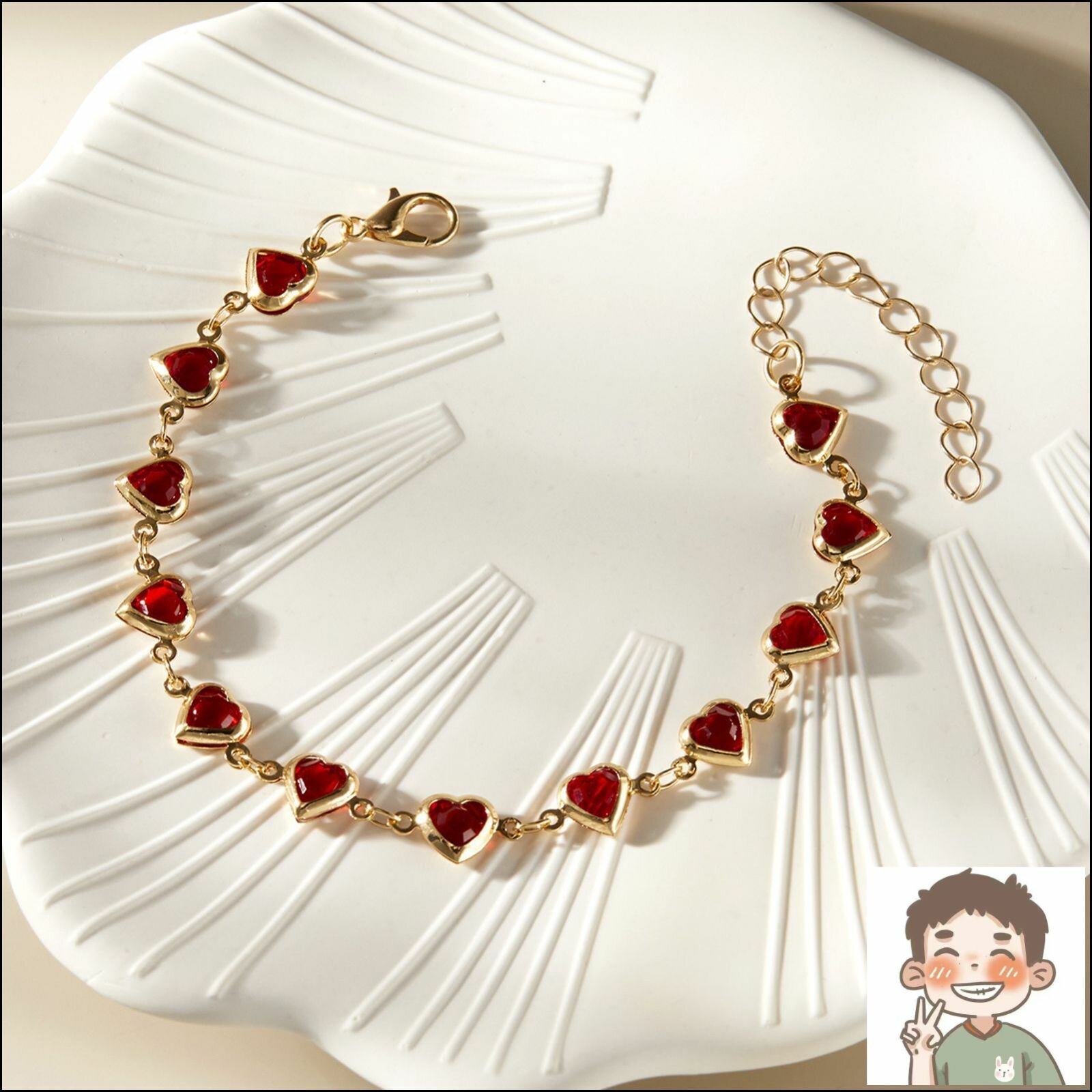 Браслет, циркон синтетический