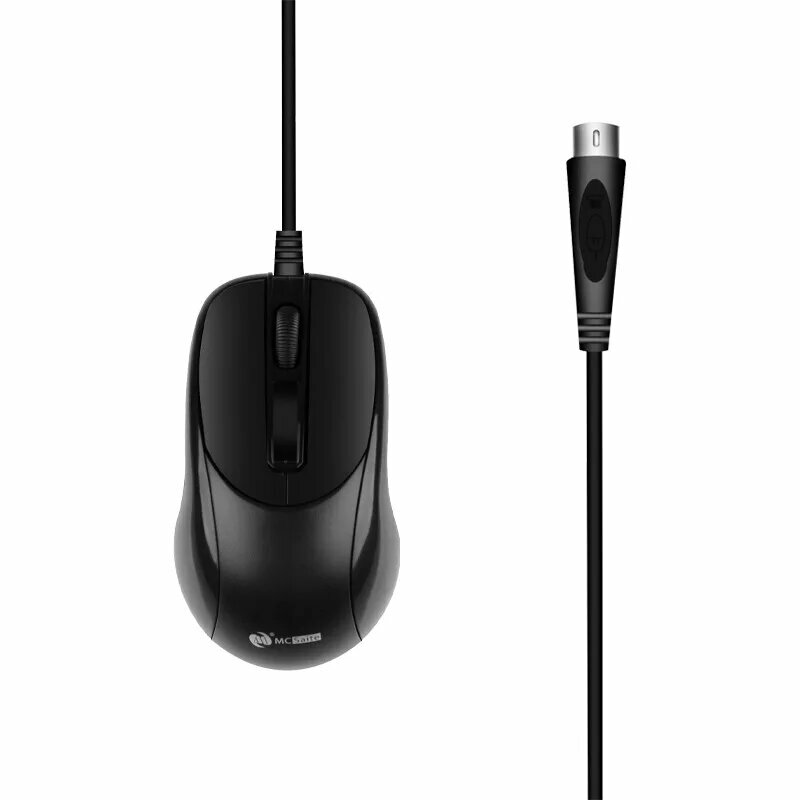 Новая проводная оптическая мышь PS2 с круглым вырезом для использования с старомодными компьютерными настольными компьютерами и офисными рабочими станциями с интерфейсом PS2.