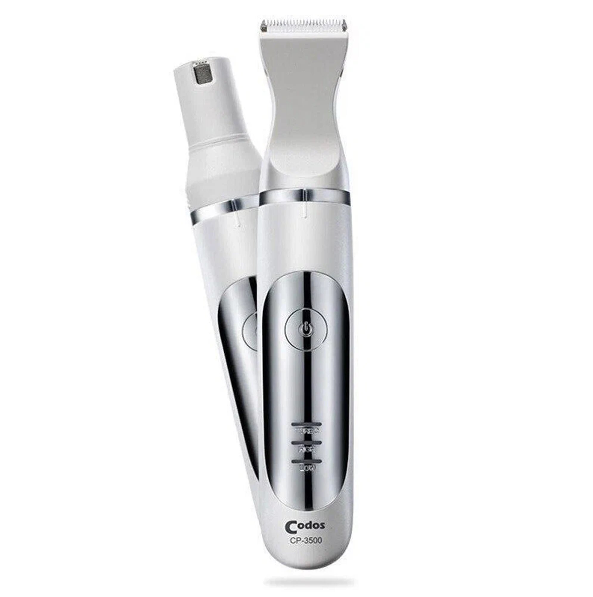 Триммер-гриндер Codos CP-3500, для кошек и собак, 2 насадки, LiFePo4, белый
