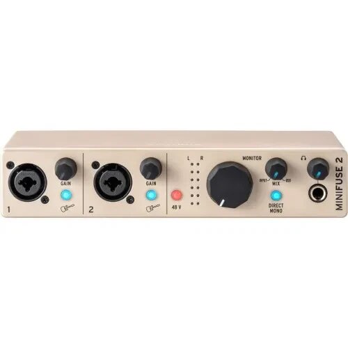 Внешняя звуковая карта Arturia MiniFuse 2 USB Audio Interface, Champagne