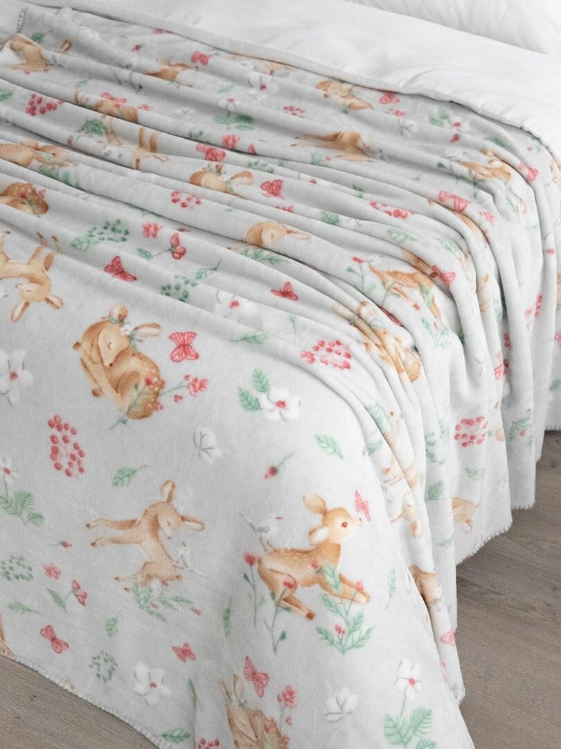 Плед "La Notta", 150х200 см детский, плюшевый и мягкий "Бэмби" велсофт