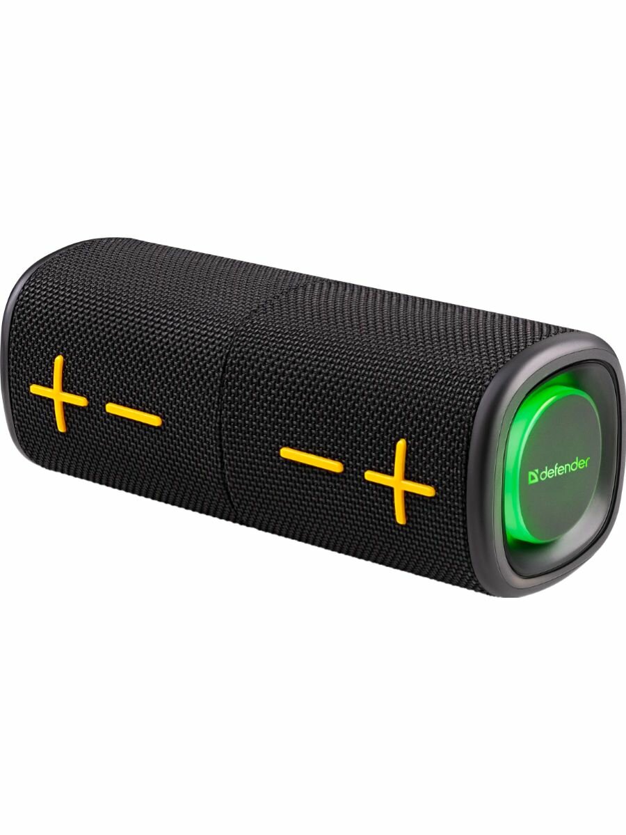 Портативная колонка Defender Union, 2 в 1, 20 Вт, стерео 2.0, черная