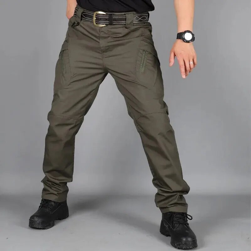 Мужские тактические брюки-карго, B Army Green, XL