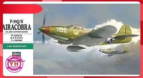 HASEGAWA P-39Q/N AIRACOBRA 1/48 Пластиковая модель 19193 - Сборная модель самолета