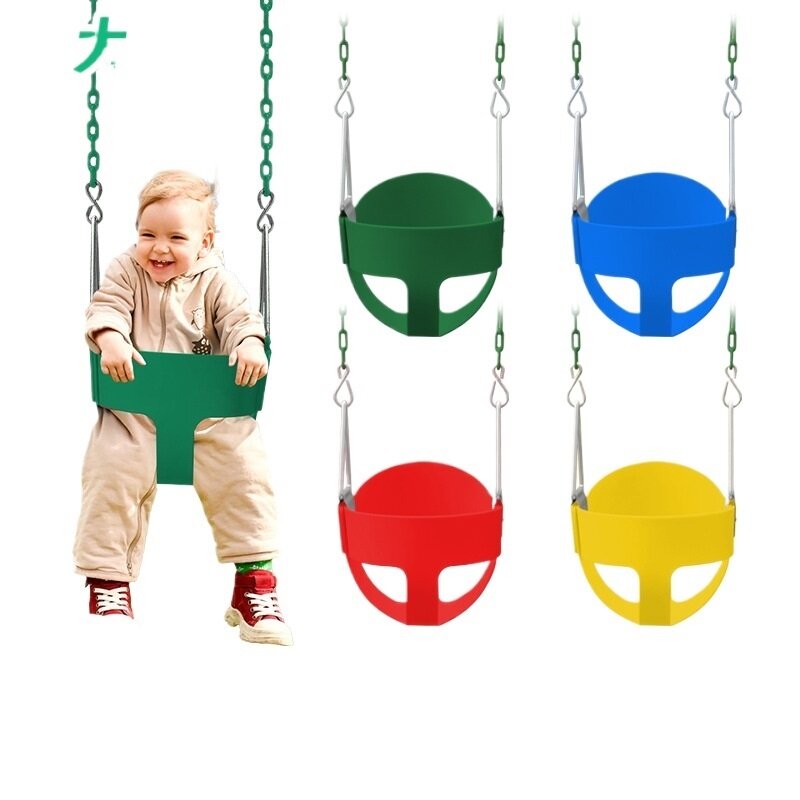 Подвесная корзина, качели для внутреннего и наружного использования, сиденье для качелей с железной цепью