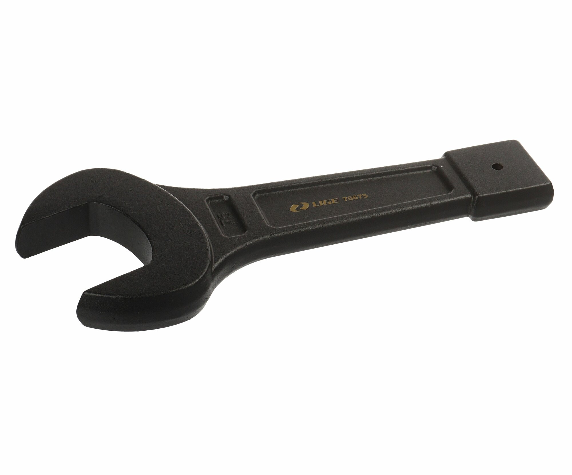 Ключ рожковый 75мм ударный односторонний (L-365мм) LG-70675 LIGE
